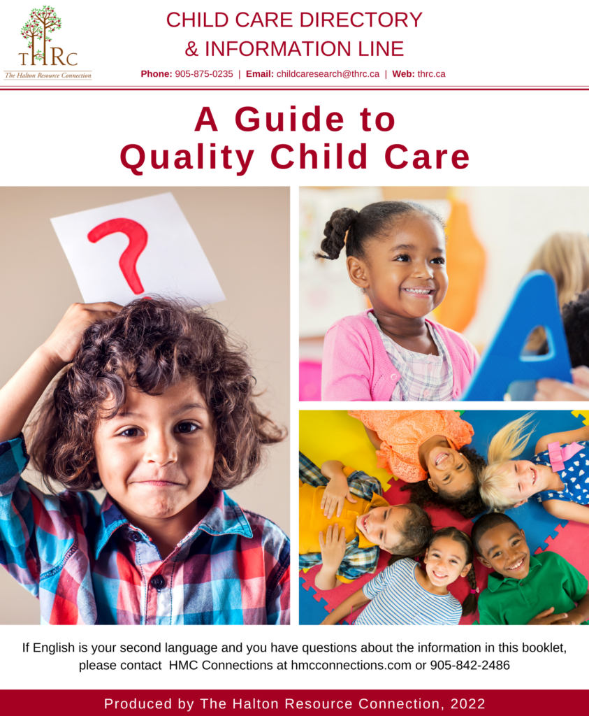 A Guide to Quality Child Care – THRC